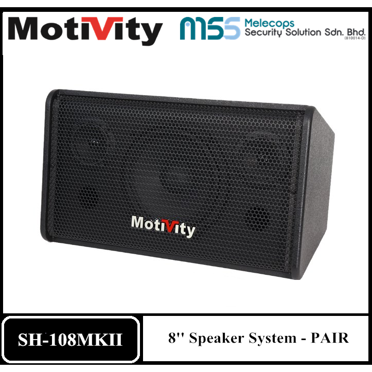 MOTIVITY SH-108MKII 8'' Speaker System - PAIR | Shopee Malaysia