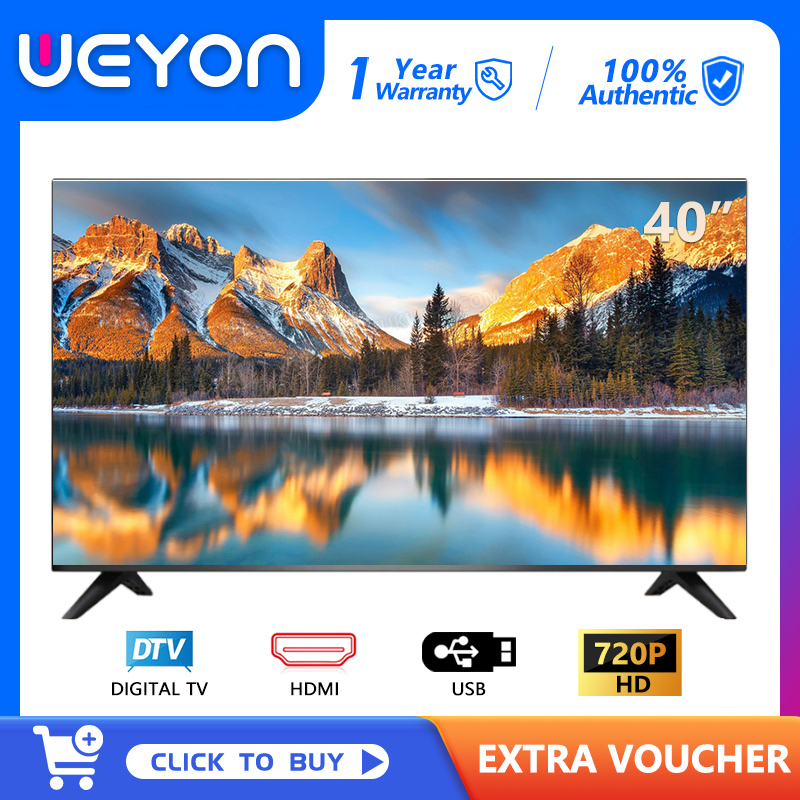 Weyon TV Murah 40 inch Full HD LED TV (DVBT-2) Built in MYTV With Free ...