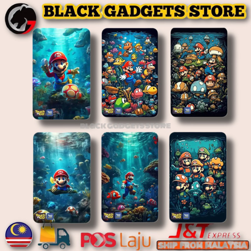 Super Mario Series for Touch n Go Card Sticker Cover TNG / Master ...