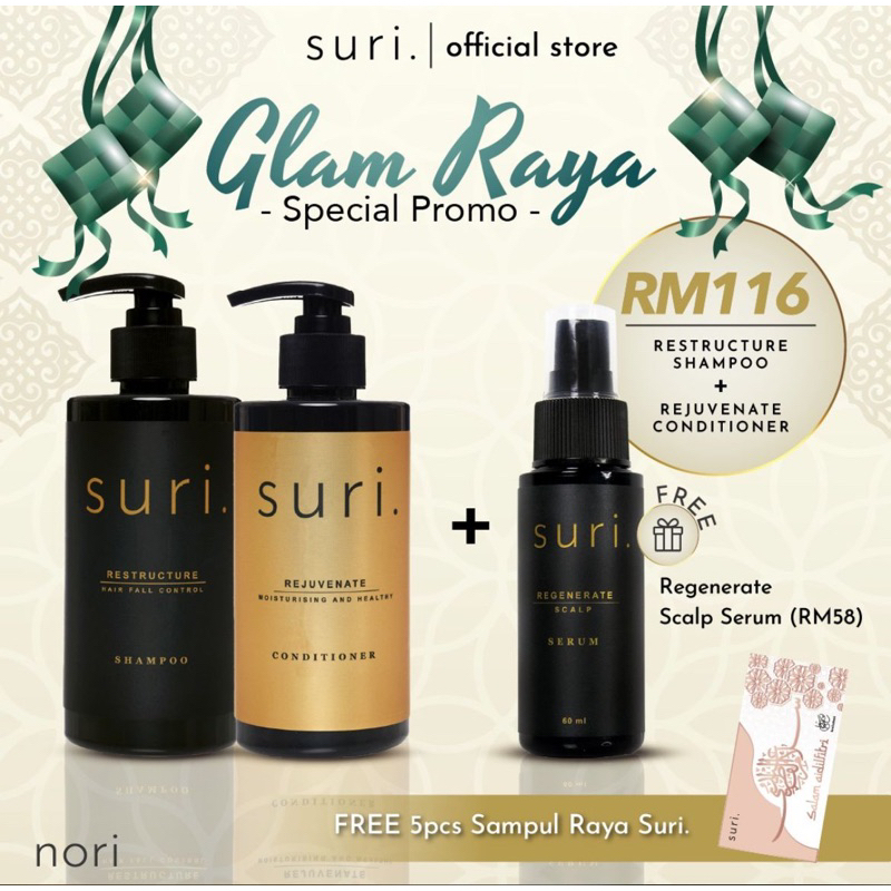 [PERCUMA SERUM 60 ML] SURI HAIR FALL CONTROL TREATMENT by LISA SURIHANI ...