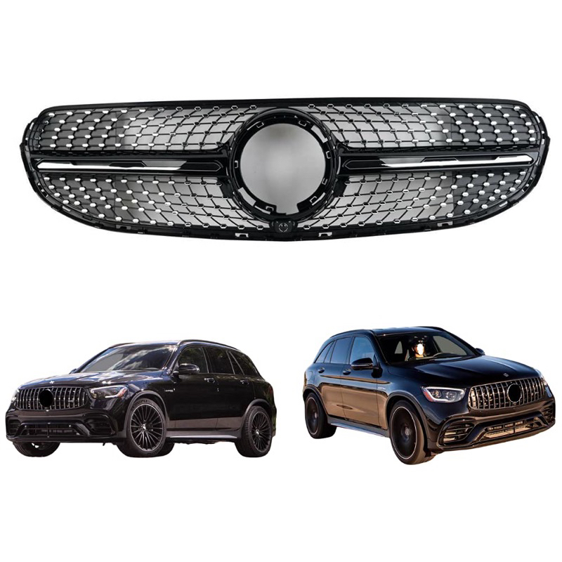 Mercedes Benz GLC X253 SUV COUPE GT AMG Diamond Grille grill GLC43 ...