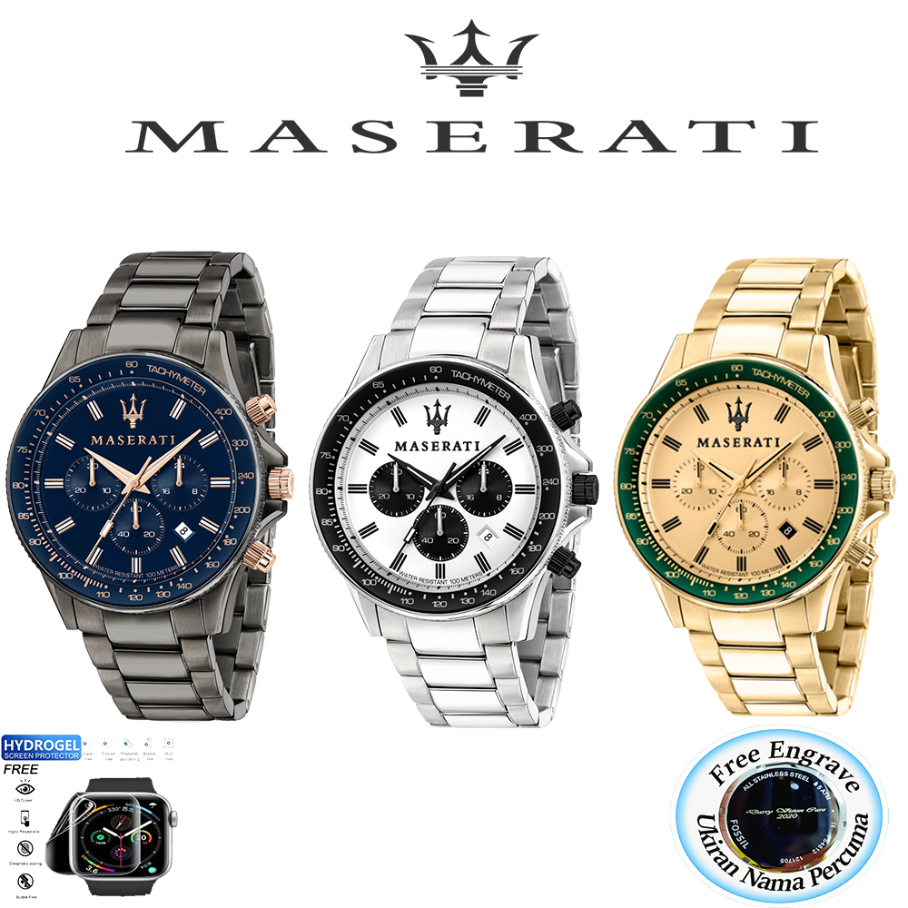 Original Maserati Sfida Chronograph Stainless Steel Men's Watch ...