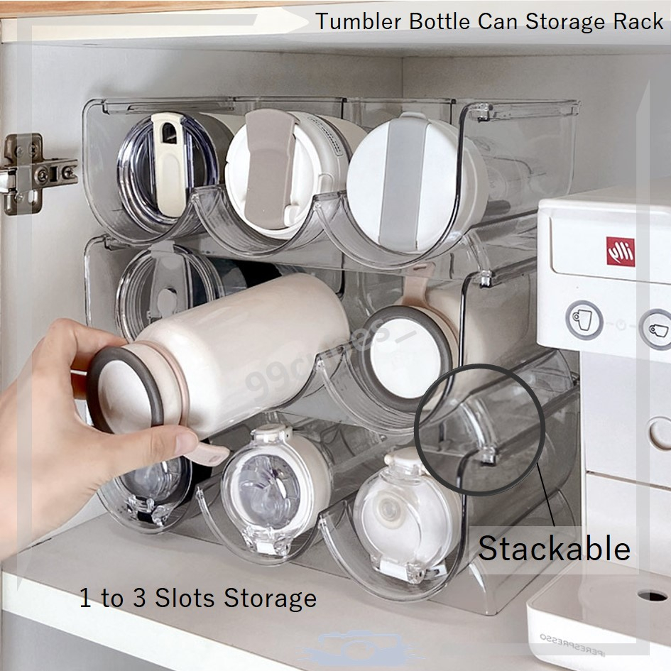 Multi Layer Stackable Tumbler Thermos Water Bottle Wine Soda Can Holder ...