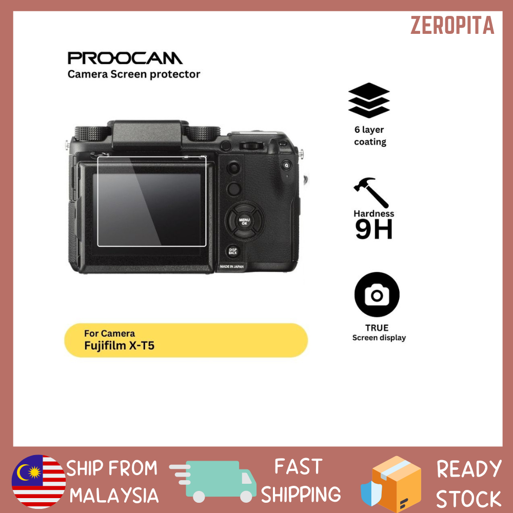 🔥READY STOCK🔥PROOCAM SPF-XT5 GLASS SCREEN PROTECTOR FOR FUJIFILM XT5 XT4 X100V XE4 | Shopee Malaysia