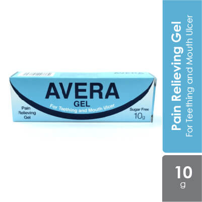 Avera Gel For Teething & Mouth Ulcer ( sugar free ) Pain Relieving Gel ...