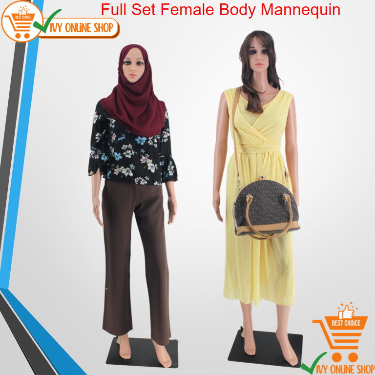 Full Mannequin Wanita Full Body With Metal Base Patung Wanita Berdiri ...