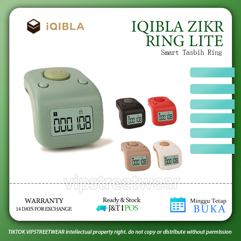 Ready stock! LCD Hand Finger Electronic Tasbih Digital Display Tally ...