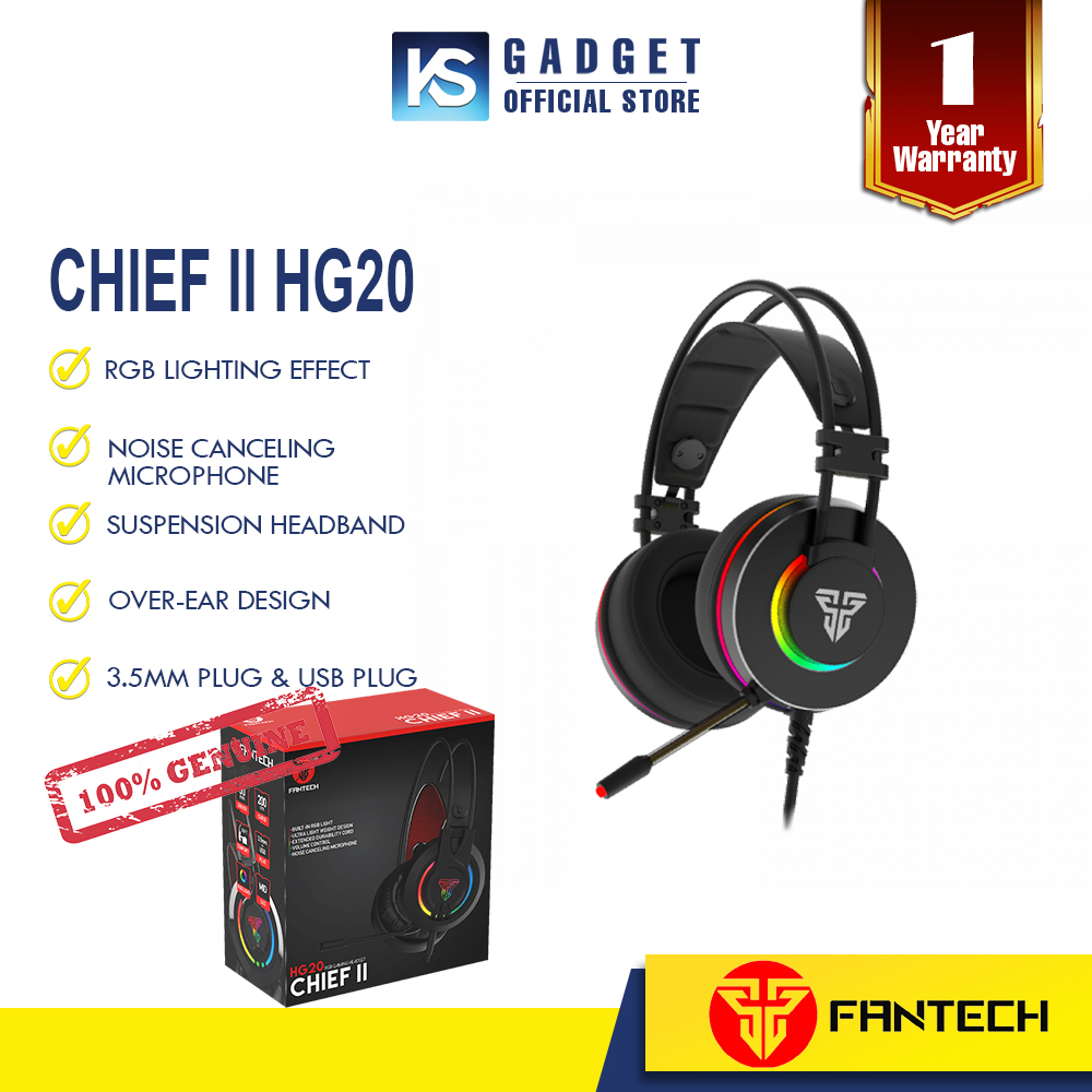 Fantech HG20 Chief II Over-Ear RGB Gaming Headset | Shopee Malaysia