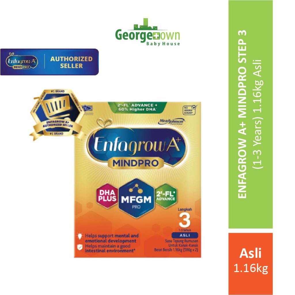 ENFAGROW A+ MINDPRO 2FL STEP 3 ORIGINAL 1.16KG (GTG) | Shopee Malaysia