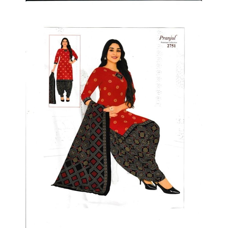 [3XL to 5XL] PRANJUL Cotton Punjabi Suit Readymade / Patiala Suit ...