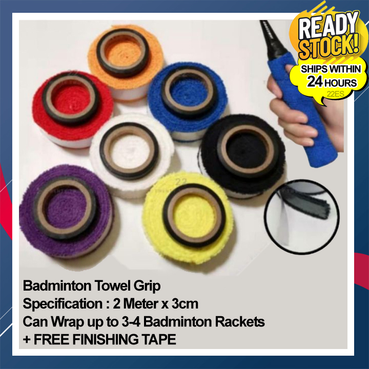 22 Estore 】Badminton Towel Grip Roll ( 2 meter ) | Shopee Malaysia