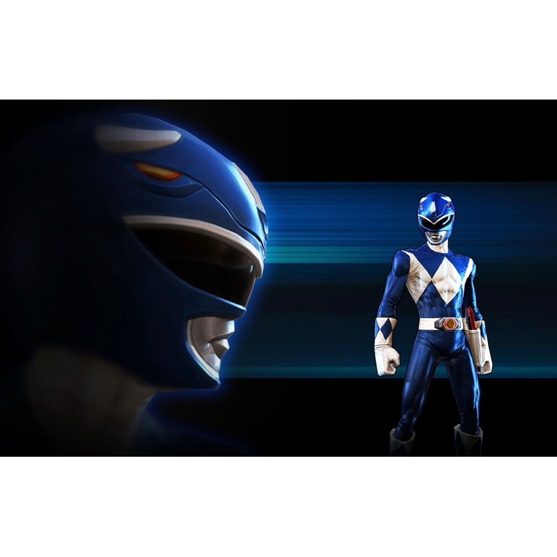 Hasbro Power Rangers Lightning Collection Mighty Morphin Blue Ranger Helmet | Shopee Malaysia
