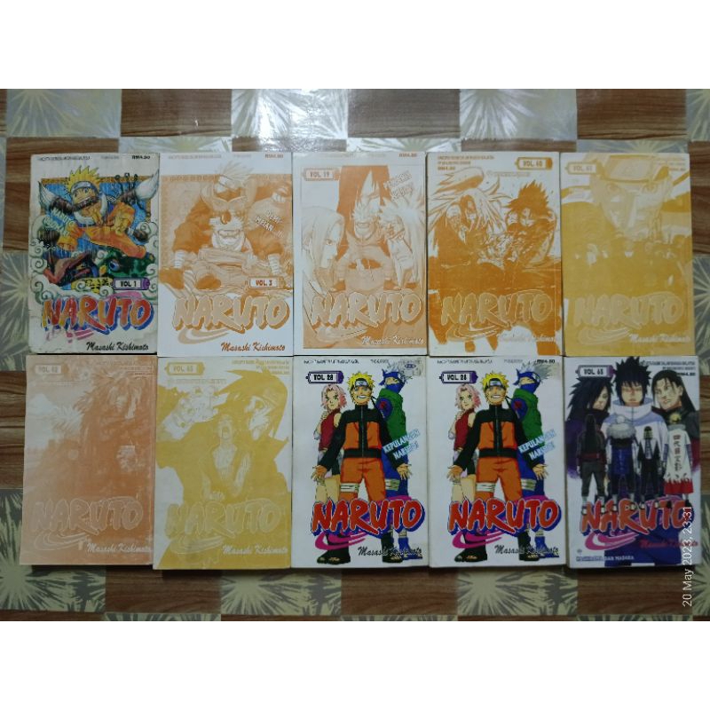 (Baca keterangan sebelum beli) Komik Preloved Naruto terbitan Comics House | Shopee Malaysia