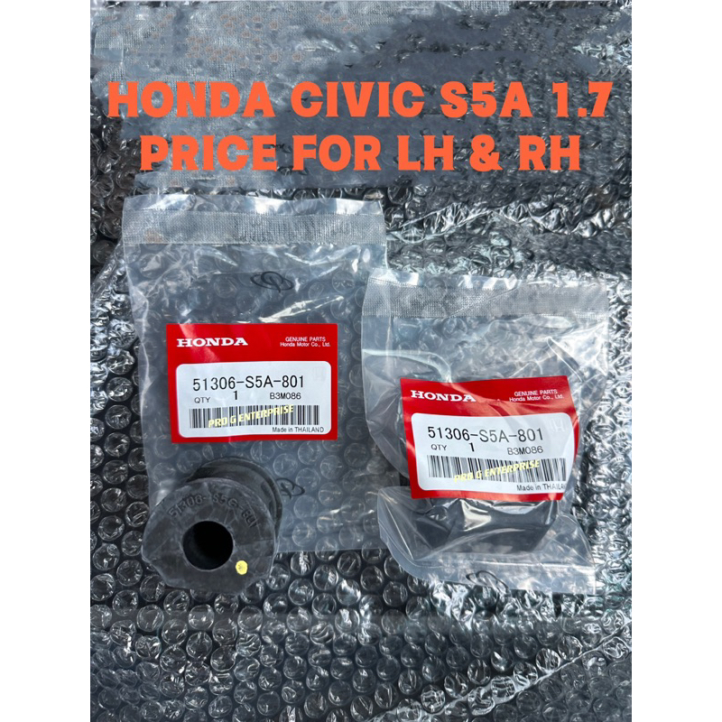 [THAILAND]HONDA CIVIC S5A 1.7 ES FRONT STABILIZER BUSH SET | Shopee ...