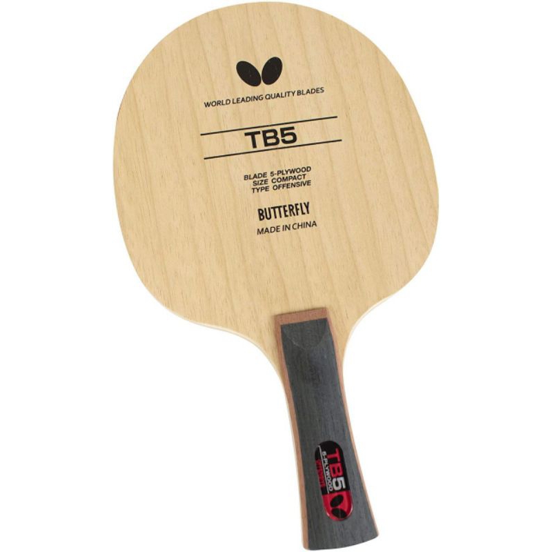 Butterfly TB5 FL (BLACK) Table Tennis Blade | Shopee Malaysia