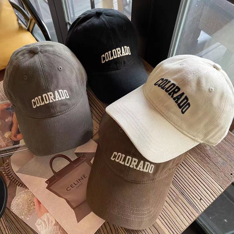 Stok Sedia Ada New Style Korean Version Simple COLORADO Cap Fashion ...