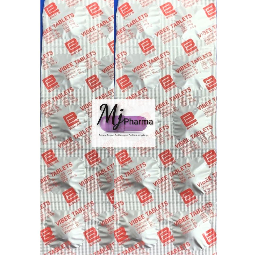 Vibee tablets high dose vitamin B complex 10 tablets per strip for ...