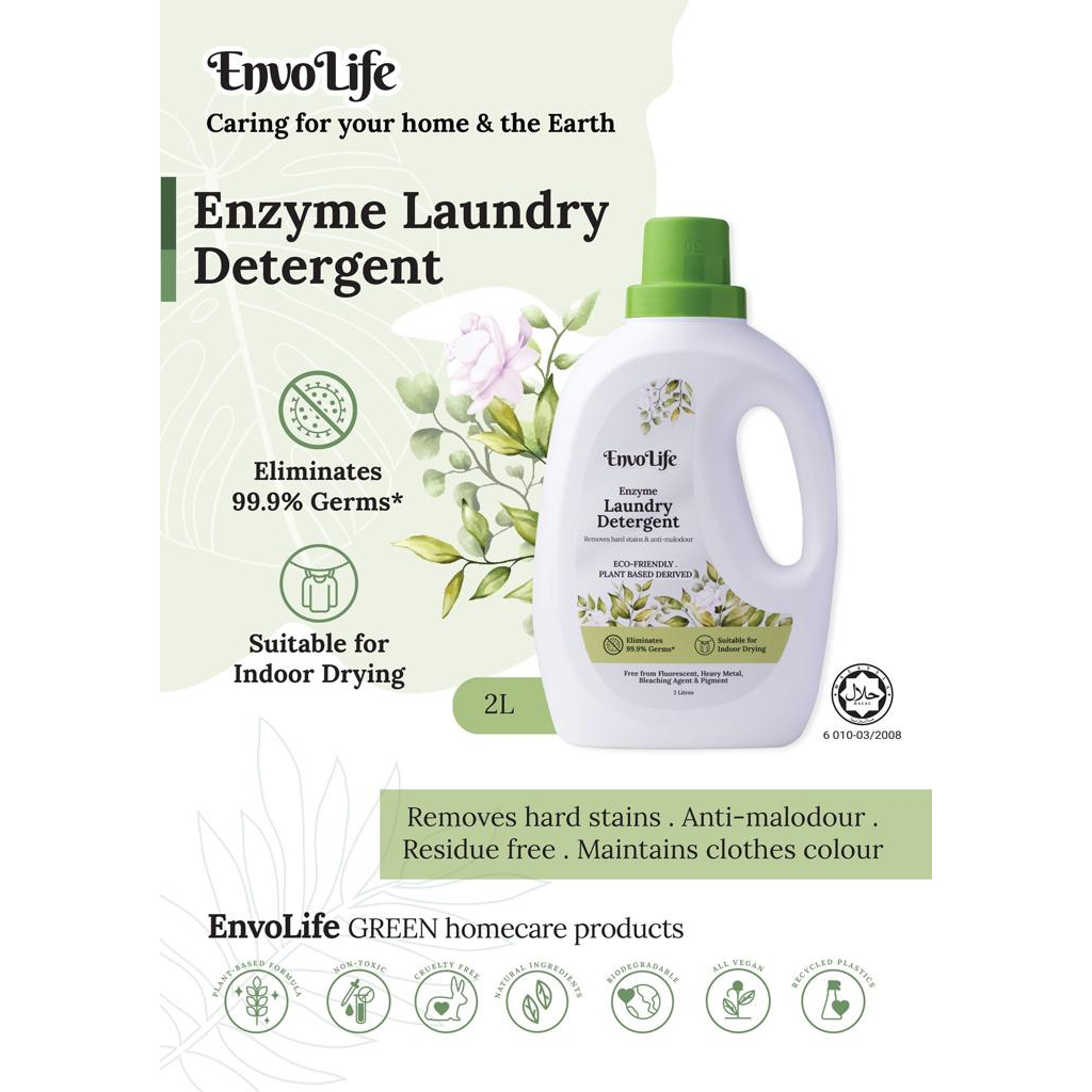 Envolife Laundry Detergent 2 Litres (Enzyme) | Shopee Malaysia