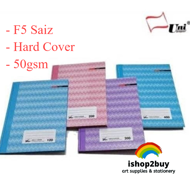 Notebook F5 Hard Cover 50gsm Exercise Book Note Book Foolscap F5 Single ...