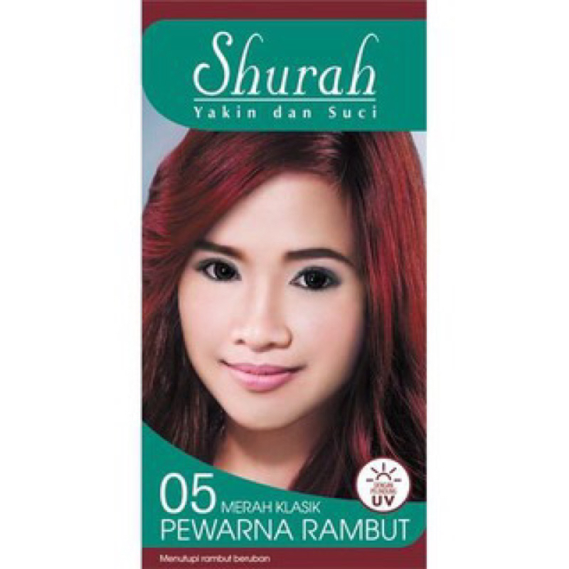 Shurah Pewarna Rambut (HALAL) Dengan Pelindungi UV / Hair Color (NEW ...