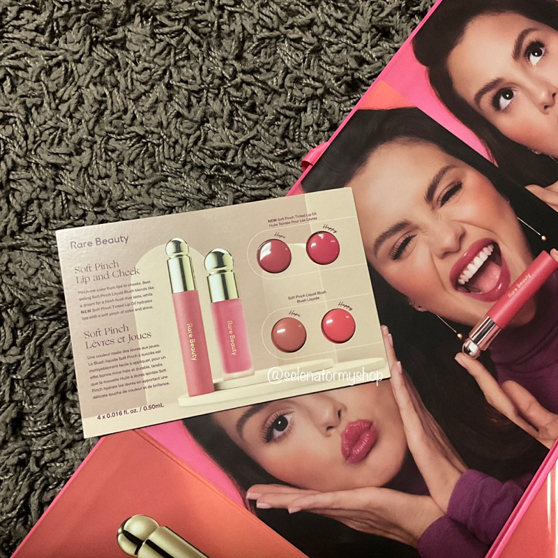 READY STOCK RARE BEAUTY by Selena Gomez Soft Pinch Lip Oil and Cheek ...