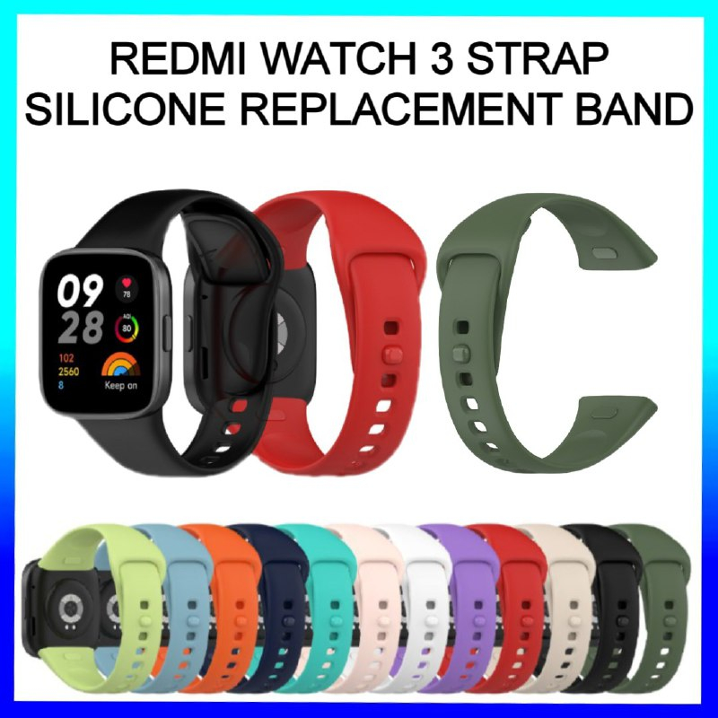 Redmi Watch 3 / Redmi Watch 3 Active Soft Silicone Replacement Band Redmi Watch 3 Strap | Shopee ...