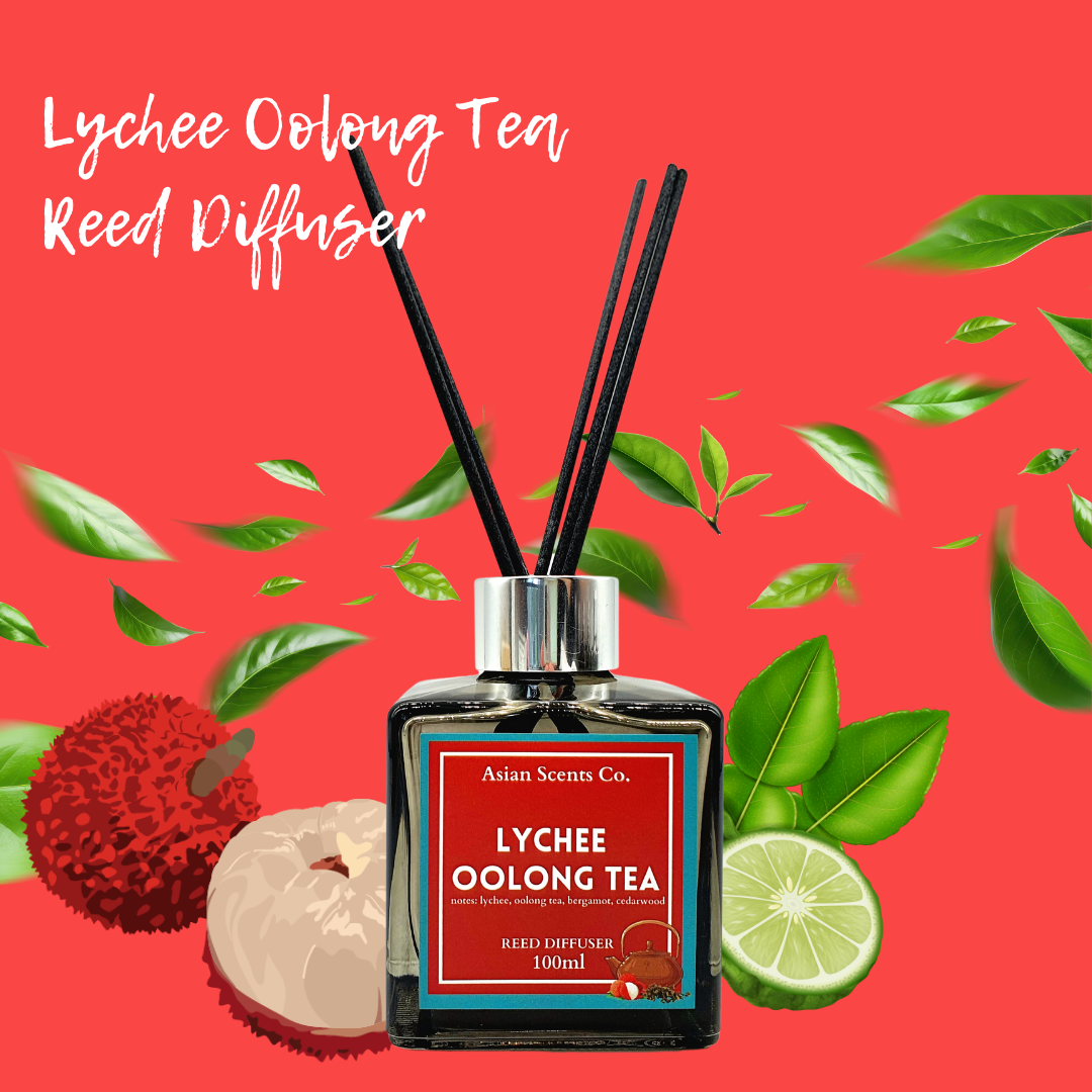 Asian Scents Co. - Lychee Oolong Tea reed diffuser (100ml) | Shopee Malaysia
