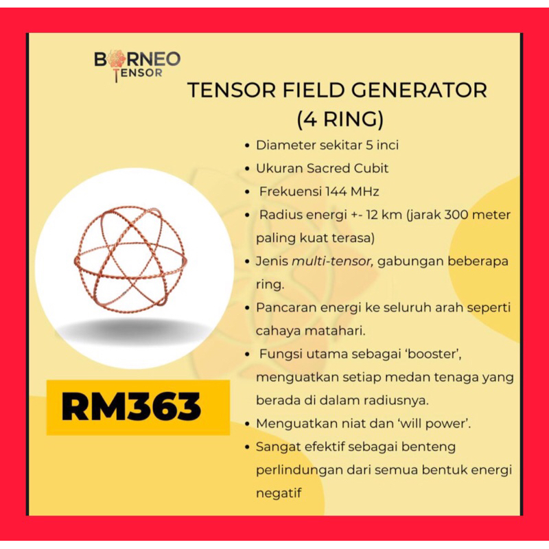 TFG 4 wire(Tensor field generator) | Shopee Malaysia