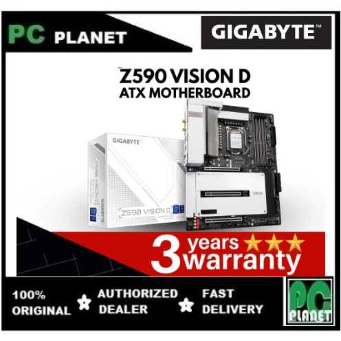 GIGABYTE Z590 VISION D INTEL Z590 ATX MOTHERBOARD | Shopee Malaysia