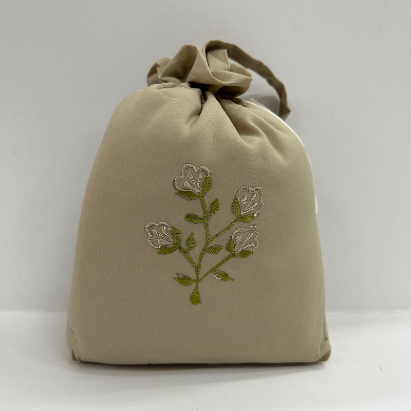 Telekung Travel Mini Pouch Telekung Dewasa Sulam Bunga [Free Beg ...