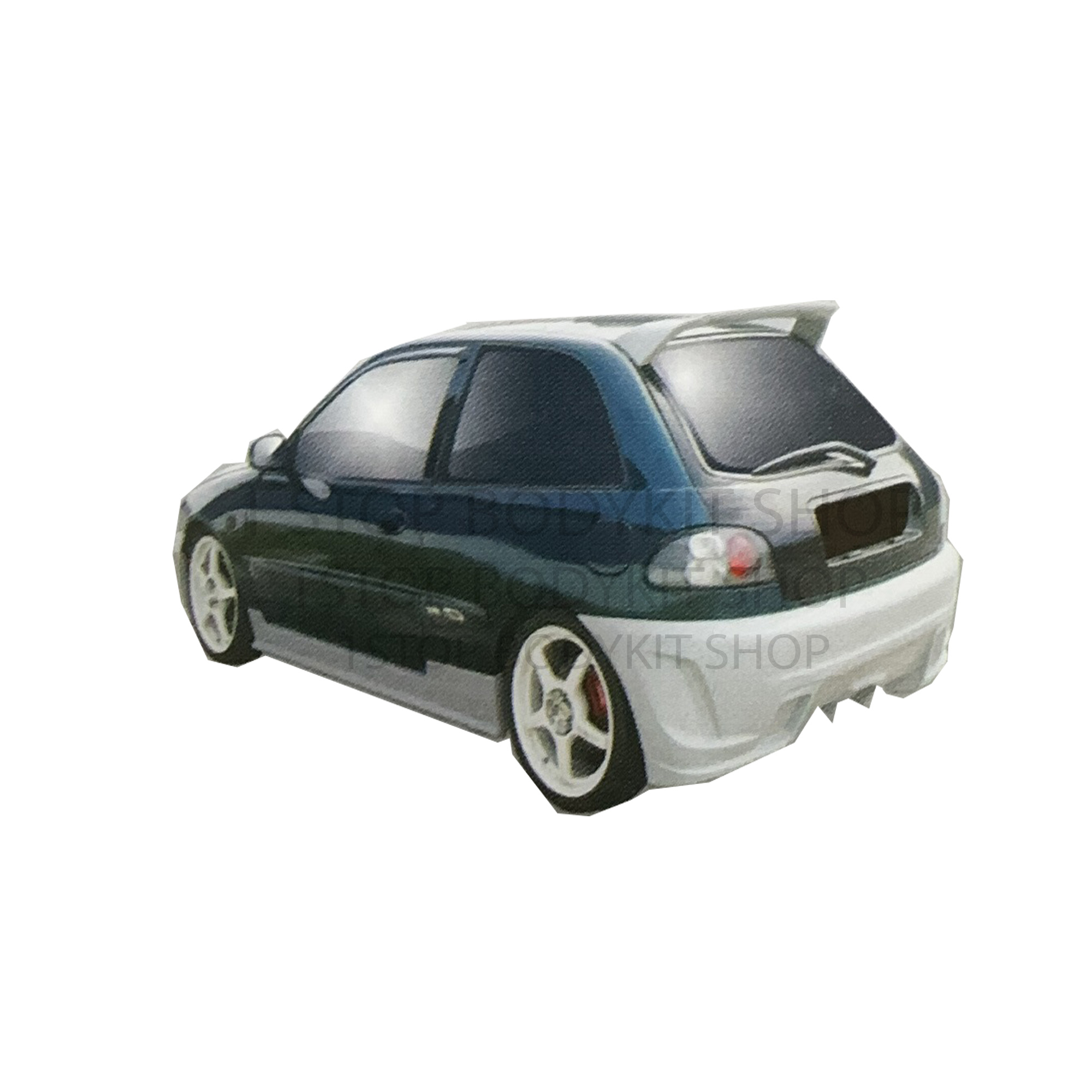 PROTON SATRIA REAR BUMPER NEO R3 (FIBER GETAH ) SKIRT LIP BODYKIT ...