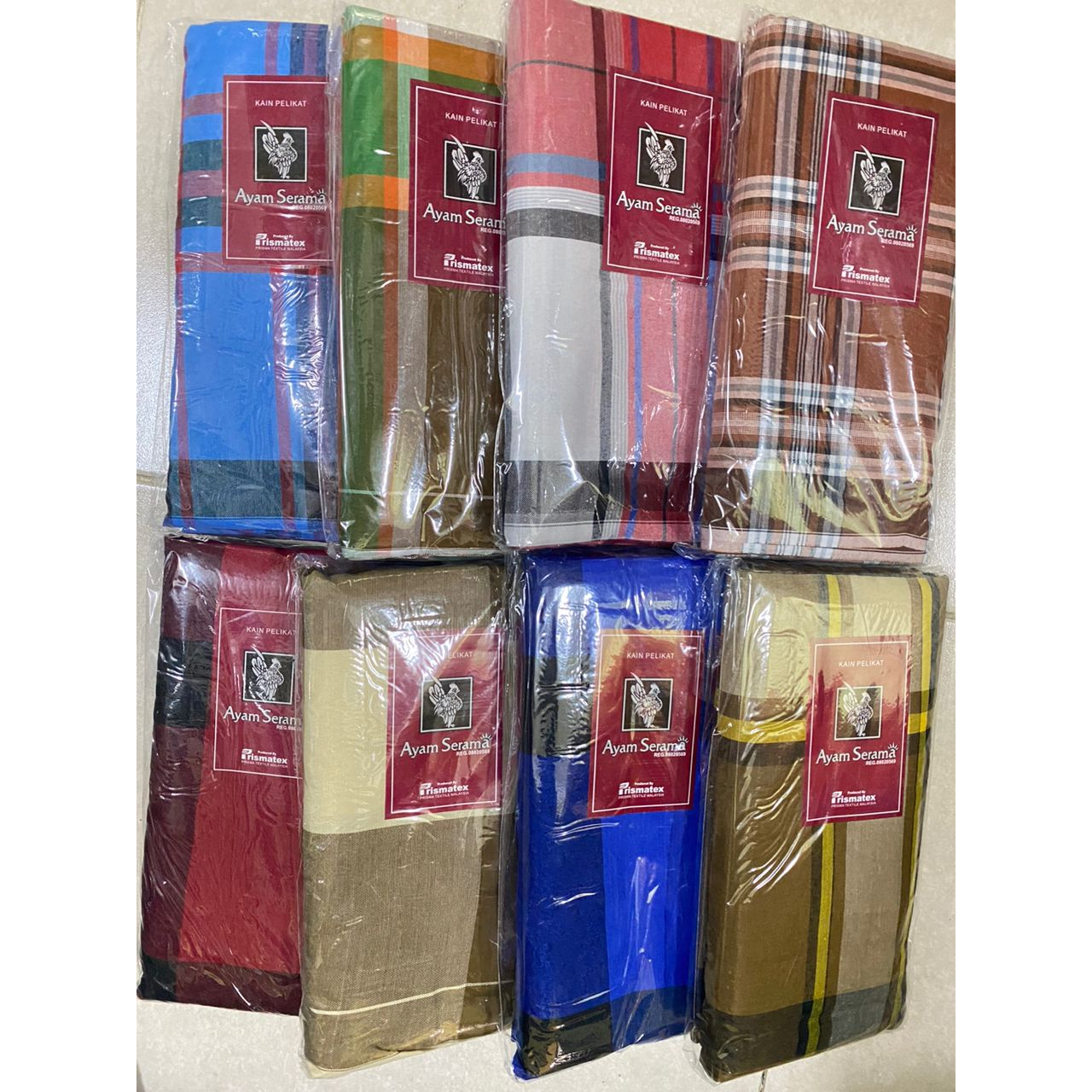 KAIN PELIKAT TEBAL SIAP JAHIT KAIN PELIKAT AYAM SERAMA DUNHILL MERAH ...
