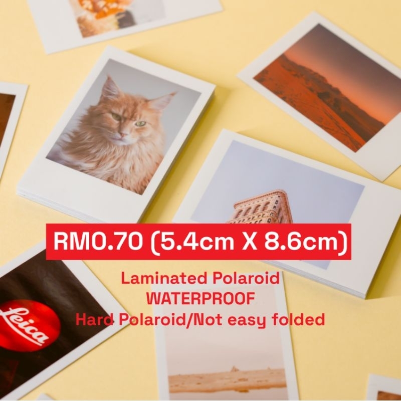 Laminated Photo | Polaroid Photo | Lomo Card | Laminated Polaroid ...