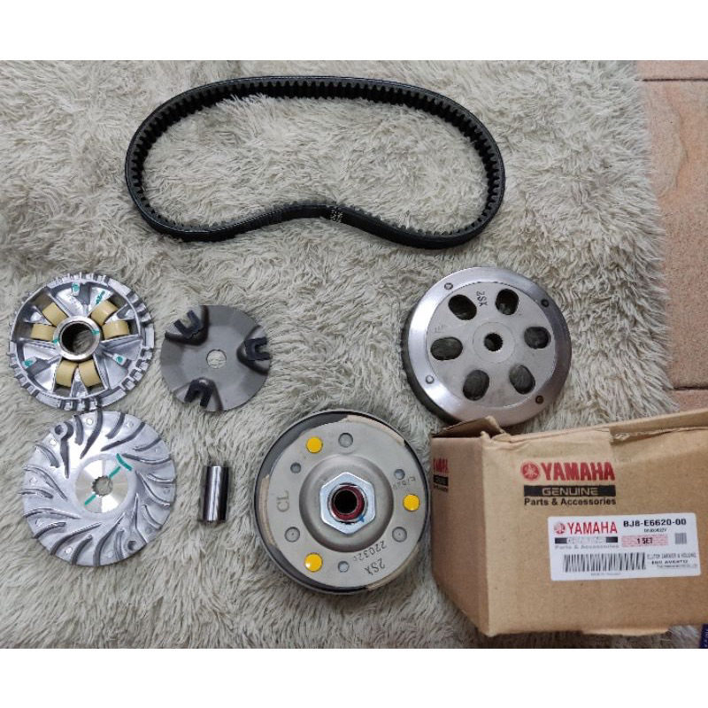 YAMAHA EGO AVANTIZ EGO SOLARIZ FRONT PULLEY REAR PULLEY +TIMING BELT pulley set COMPLETE full ...