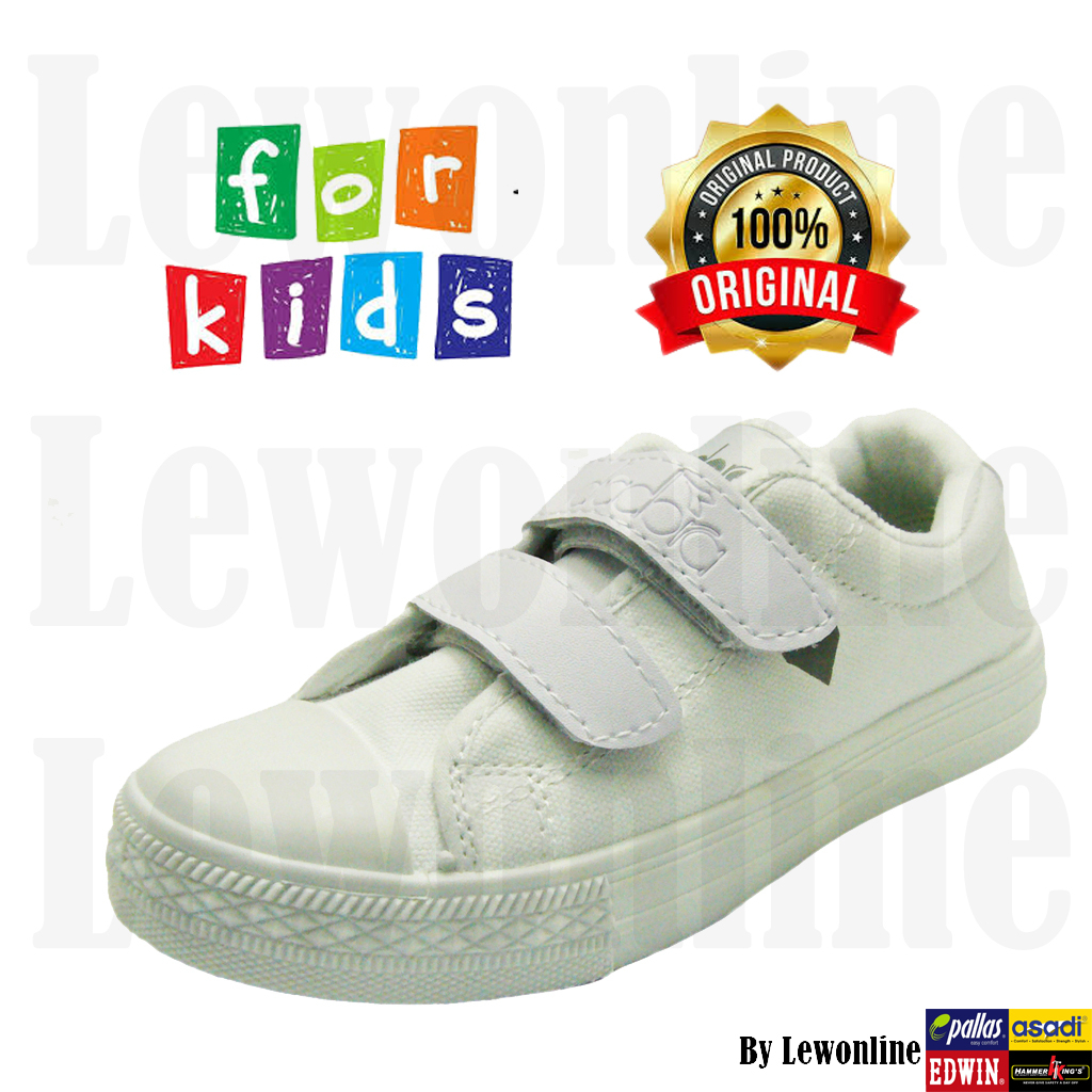 2nd Grade Kasut Putih Sekolah Rendah / DOUBLE VELCRO STRAP Primary ...