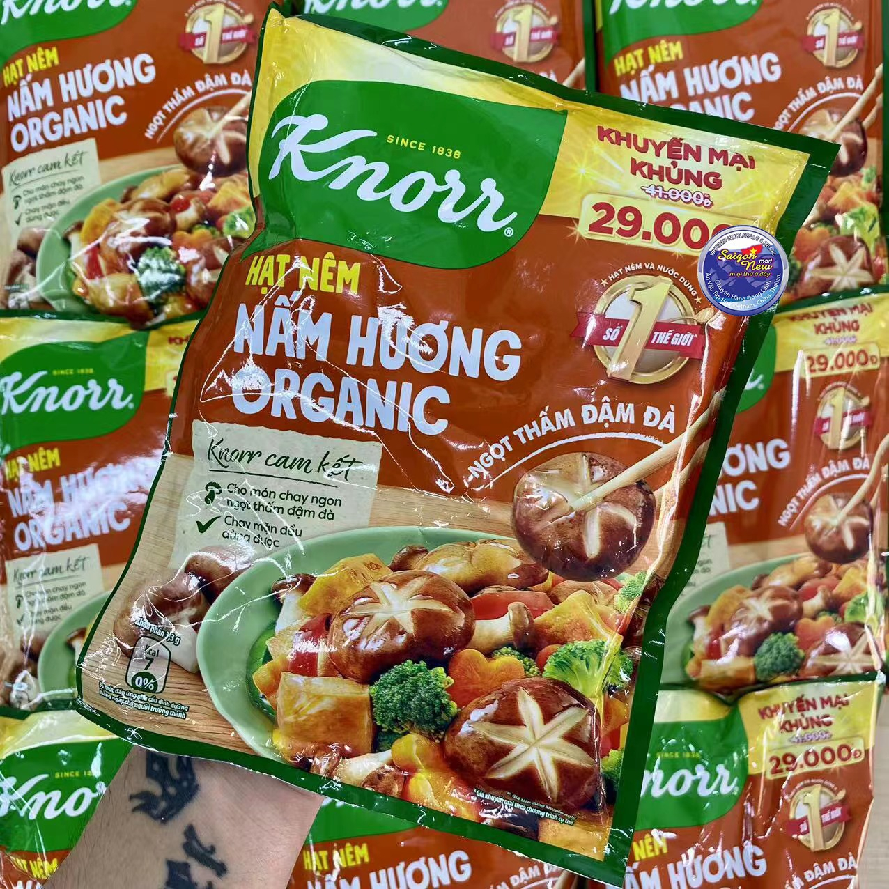 Knorr Hat Nem Chay Nam Huong Organic 380gr - Knorr Mushroom Seasoning ...