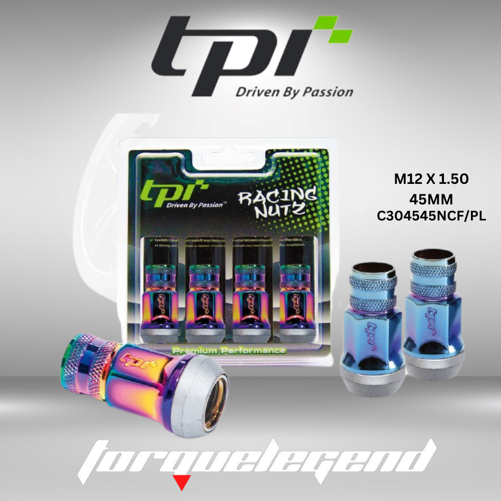 TPI STEEL RACING WHEEL NUT SCRATCH FREE 45MM (4PCS) M12X1.50 | Shopee ...