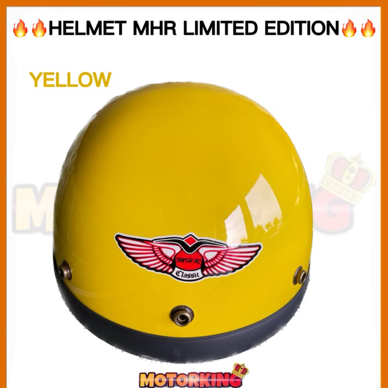 100% ORIGINAL MHR YELLOW HELMET STENG MHR LIMITED STOCK !!! | Shopee ...