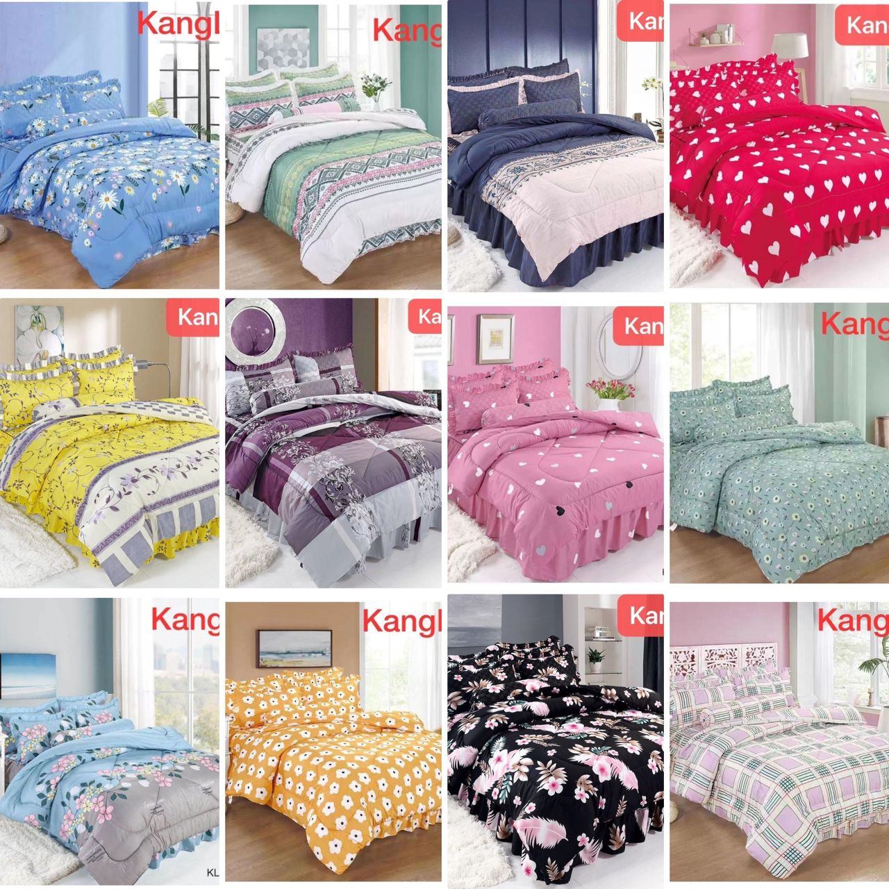 Cadar Patchwork Ropol 5in1 100%Cotton (QUEEN) | Shopee Malaysia