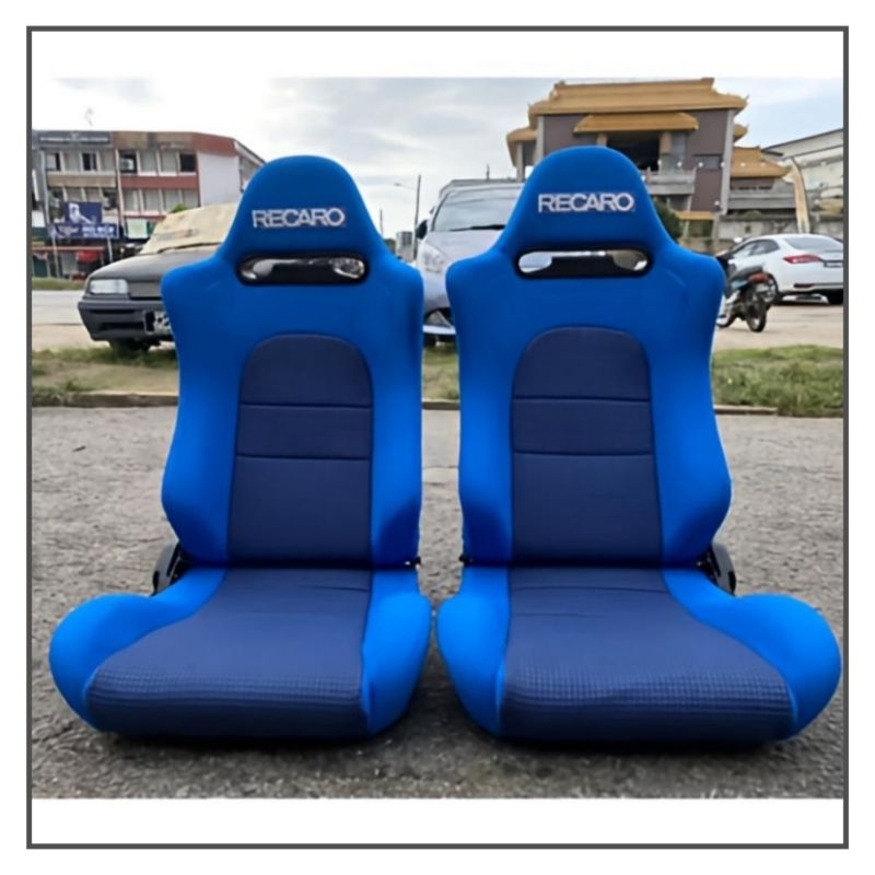 UNIVERSAL RECARO BUCKET SEAT (Tomcat Blue/blue) | Shopee Malaysia