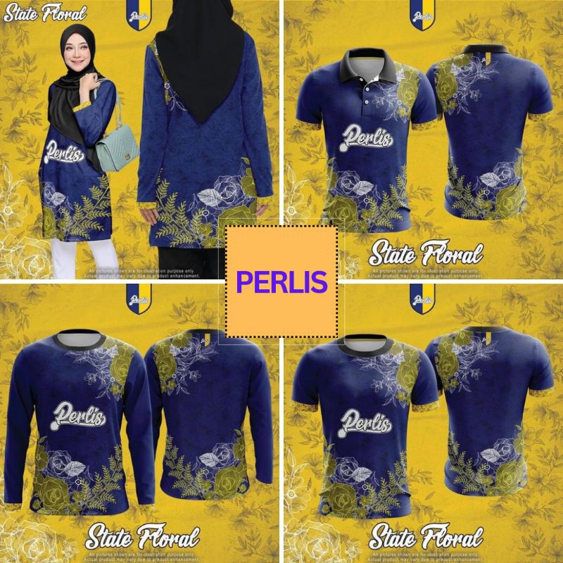 JERSI PERLIS FLORAL EDITION seauai untuk orang pelis muslimah perlis ...