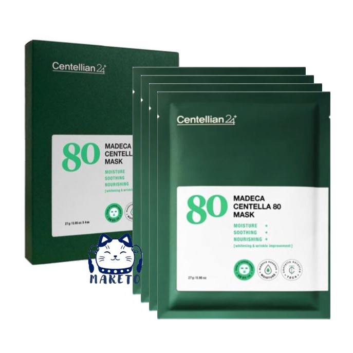Centellian24+ Madeca Centella 80 Mask (27g x 4pcs) | Shopee Malaysia