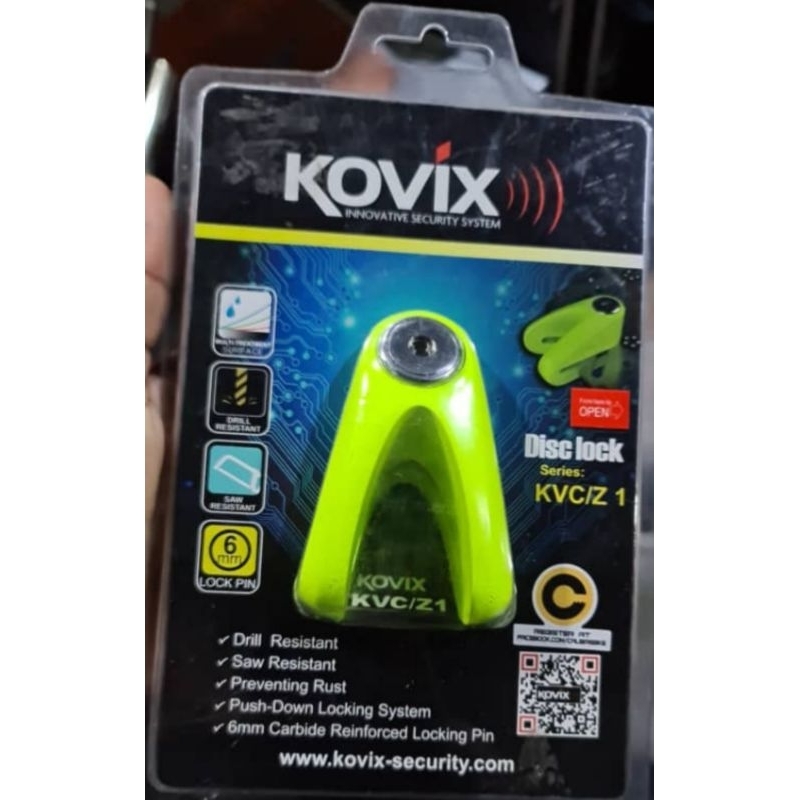 🔥KOVIX DISC LOCK MOTOR 100% ORIGINAL | Shopee Malaysia
