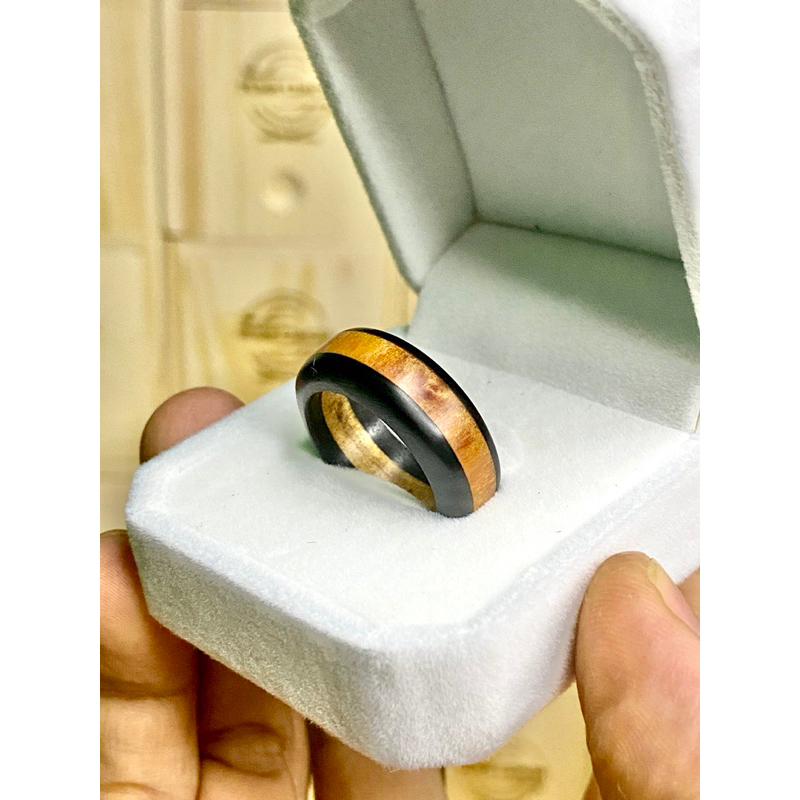 Cincin Kayu Cincin Raja Kayu x Kemuning Hitam Limited Edition | Shopee ...