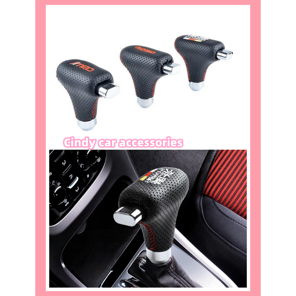 Universal Auto Car Gear Shift Knob Modified Leather Gear Knob | Shopee ...