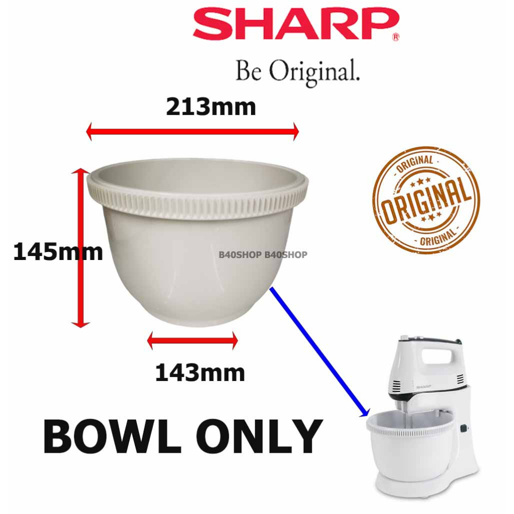 Sharp Stand Mixer Bowl Only EMS60WH EM-S60WH | Shopee Malaysia