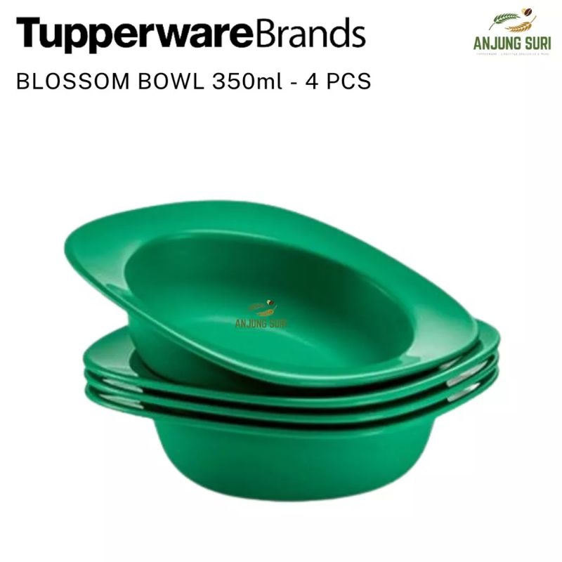 Tupperware EXCLUSIVE ITEM Emerald Blossom Bowl Set (4pc) | Shopee Malaysia
