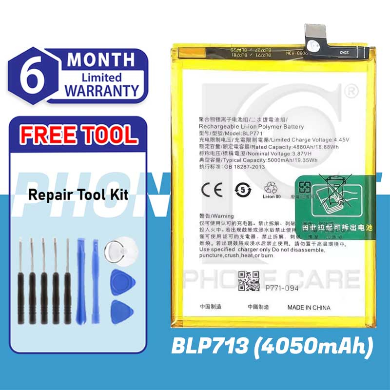 Battery Bateri BLP713 For Realme 3 Pro RMX1851 (4050 mAh) | Shopee Malaysia