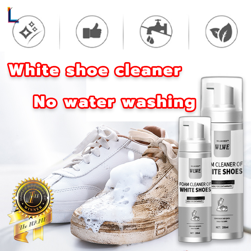 【Wash-free】 200ML Shoe cleaner Shoe whitener White shoes cleaner ...