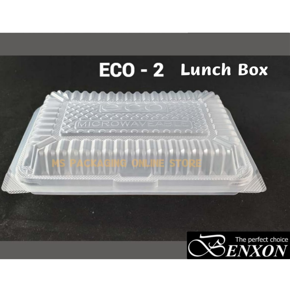 Benxon ECO 2 Small PP Lunch Box [ 100pcs± ] ECO2 Disposable Plastic ...